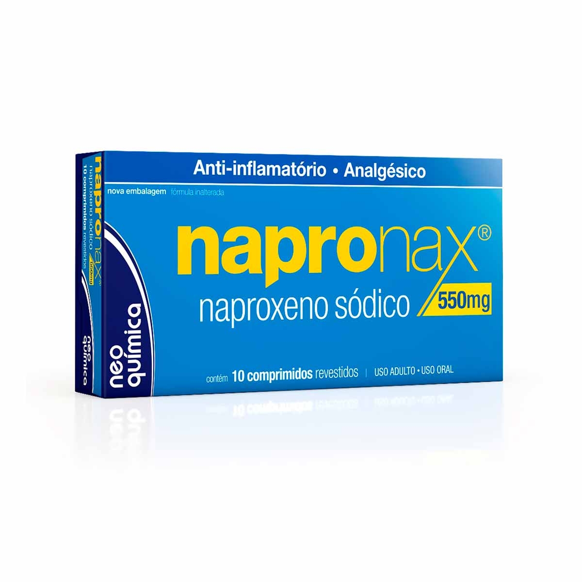 Napronax 550mg 10 Comprimidos Neo Química | Drogasil