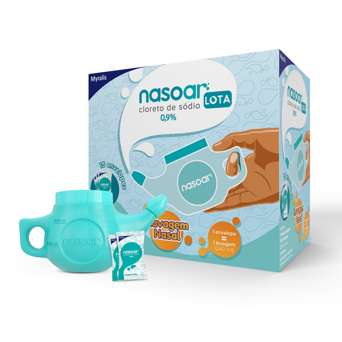 Nasoar Lota 15 envelopes - preço, para que serve e onde comprar | Drogasil