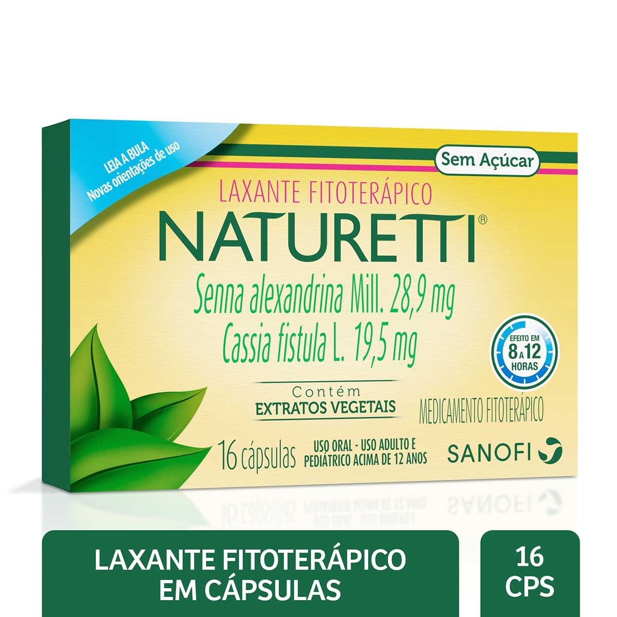 Naturetti Extratos Vegetais Sem Açúcar 16 cápsulas com menor preço ...