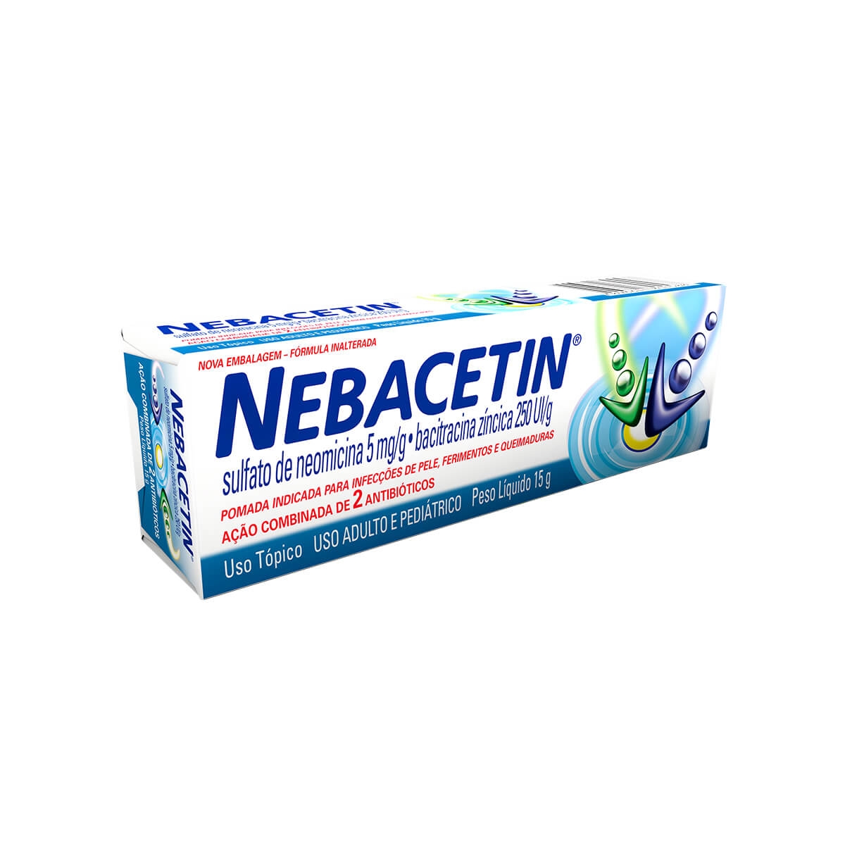 Nebacetin Pomada 15g | Drogasil