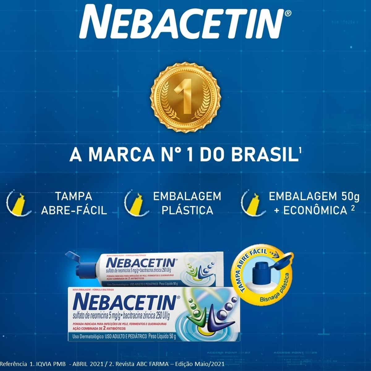 Nebacetin Pomada com 15g: Leia a bula e onde encontrar online | Drogasil