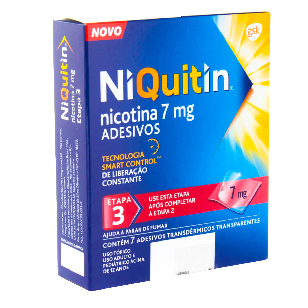 Drogasil | NiQuitin 7mg 7 Adesivos GSK
