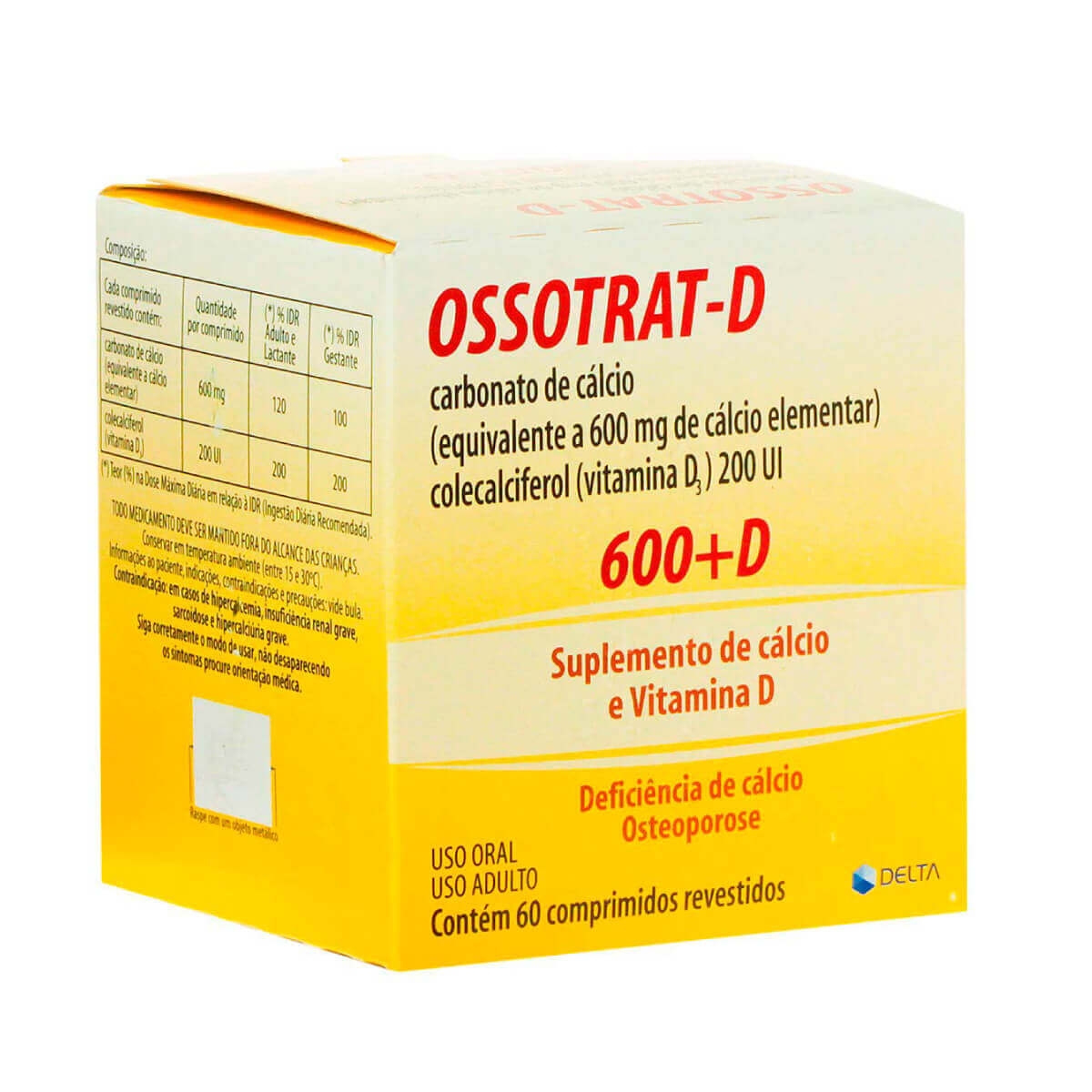 Ossotrat-D Delta 60 Comprimidos | Drogasil