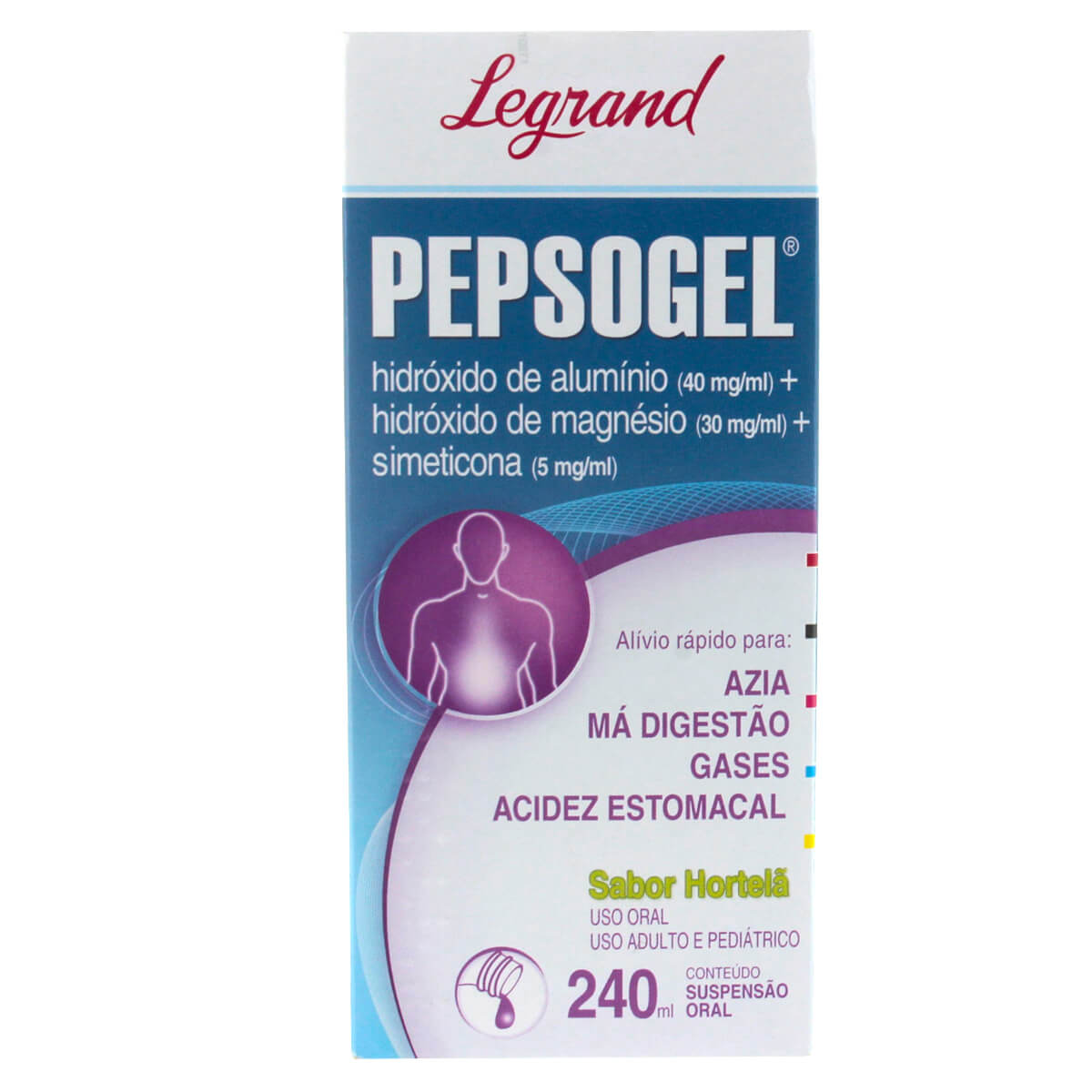 Pepsogel 240ml Suspensão Legrand | Drogasil