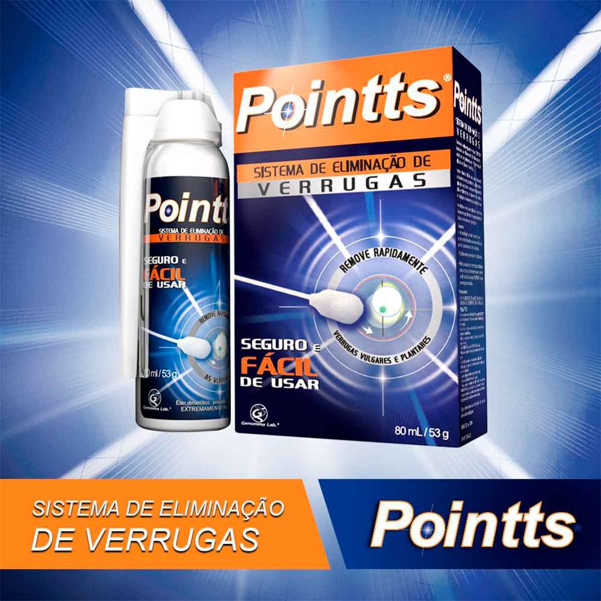 Sistema de Eliminação de Verrugas Pointts | Drogasil