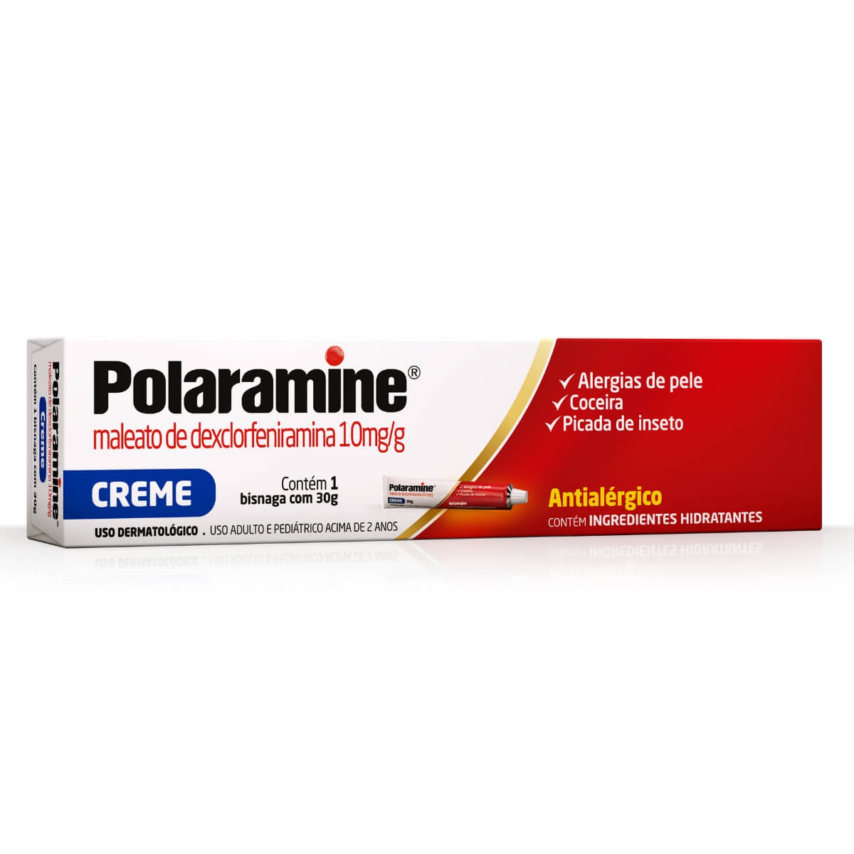 Polaramine 10mg/g Creme 30g | Drogasil