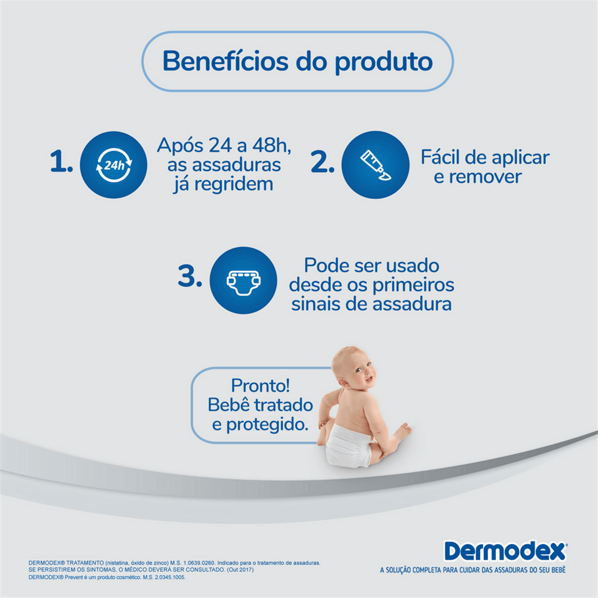 Pomada para Tratamento de Assaduras Dermodex Tratamento 60g | Drogasil