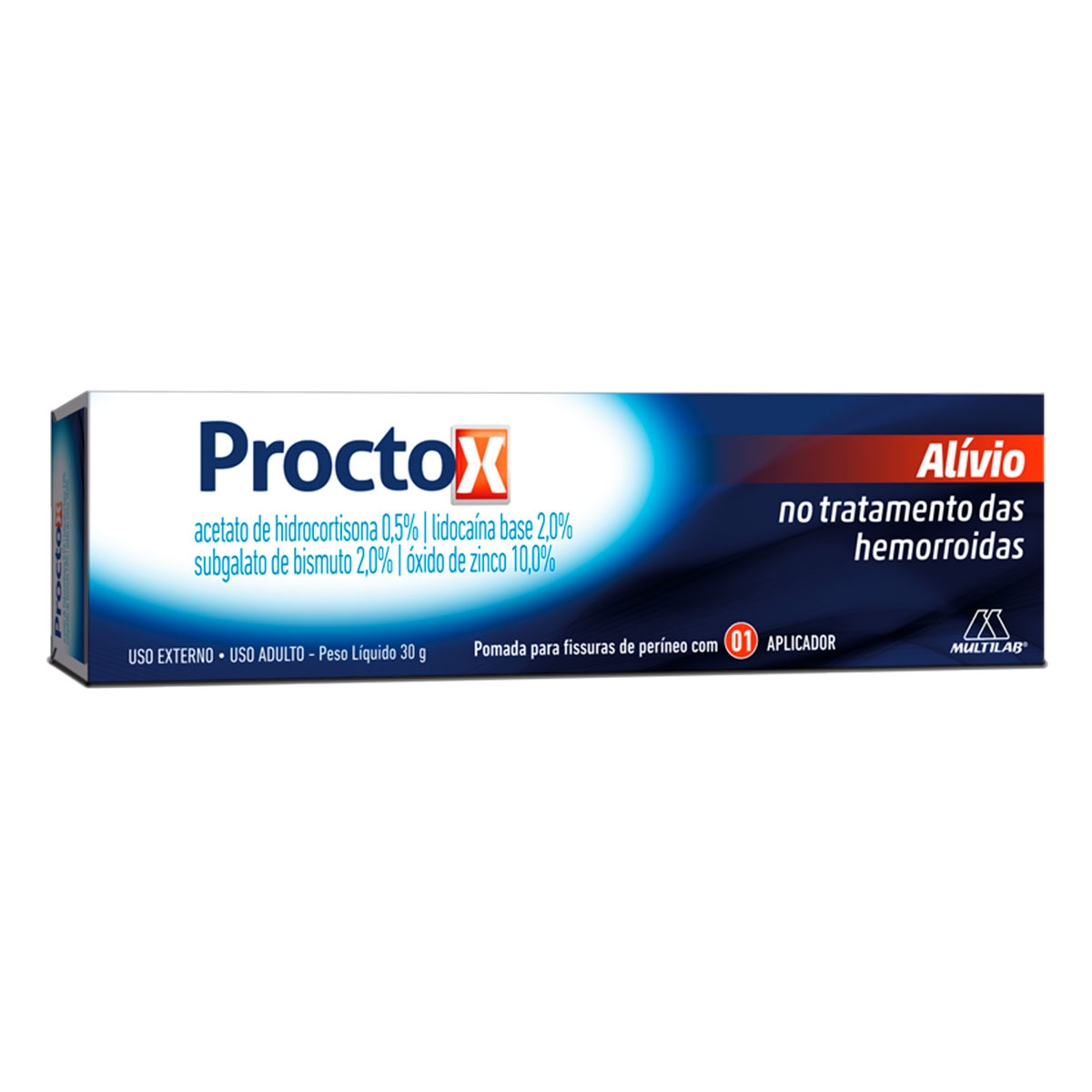 Proctox 0,5% + 2,0% + 2,0% + 10,0% Pomada 30g com menor preço | Drogasil