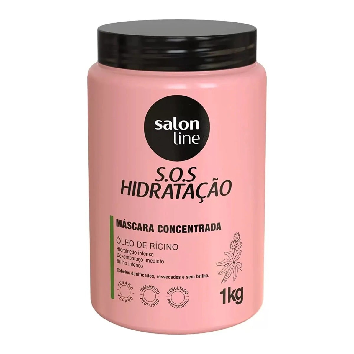 MáSCARA DE HIDRATAçãO SALON LINE TURBINADA TO PODENDO 1KG | Drogasil