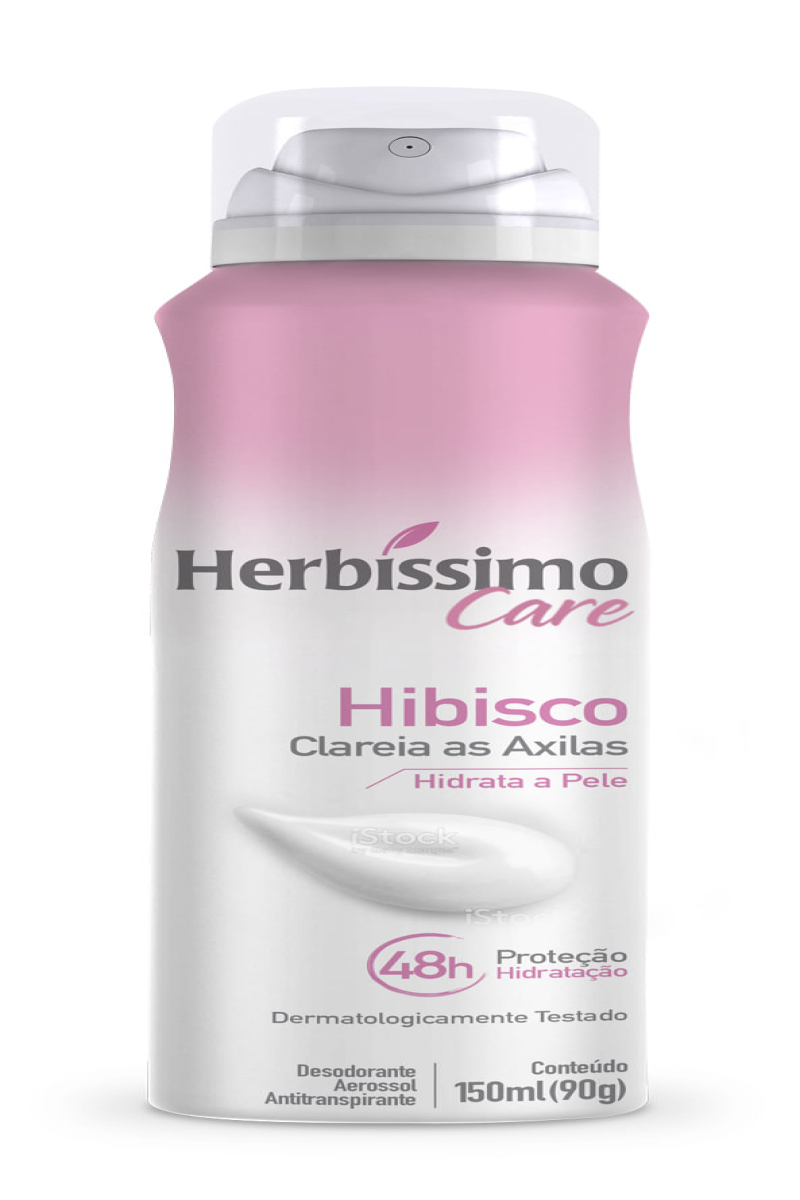 DESODORANTE AEROSSOL ANTITRANSPIRANTE HERBISSIMO CARE HIBISCO | Drogasil