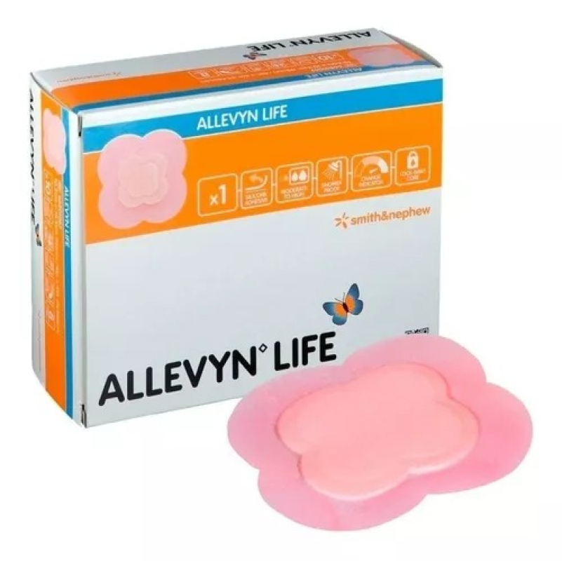 CURATIVO ALLEVYN LIFE 10,3CM X 10,3CM - SMITH+NEPHEW - 1 UNI | Drogasil