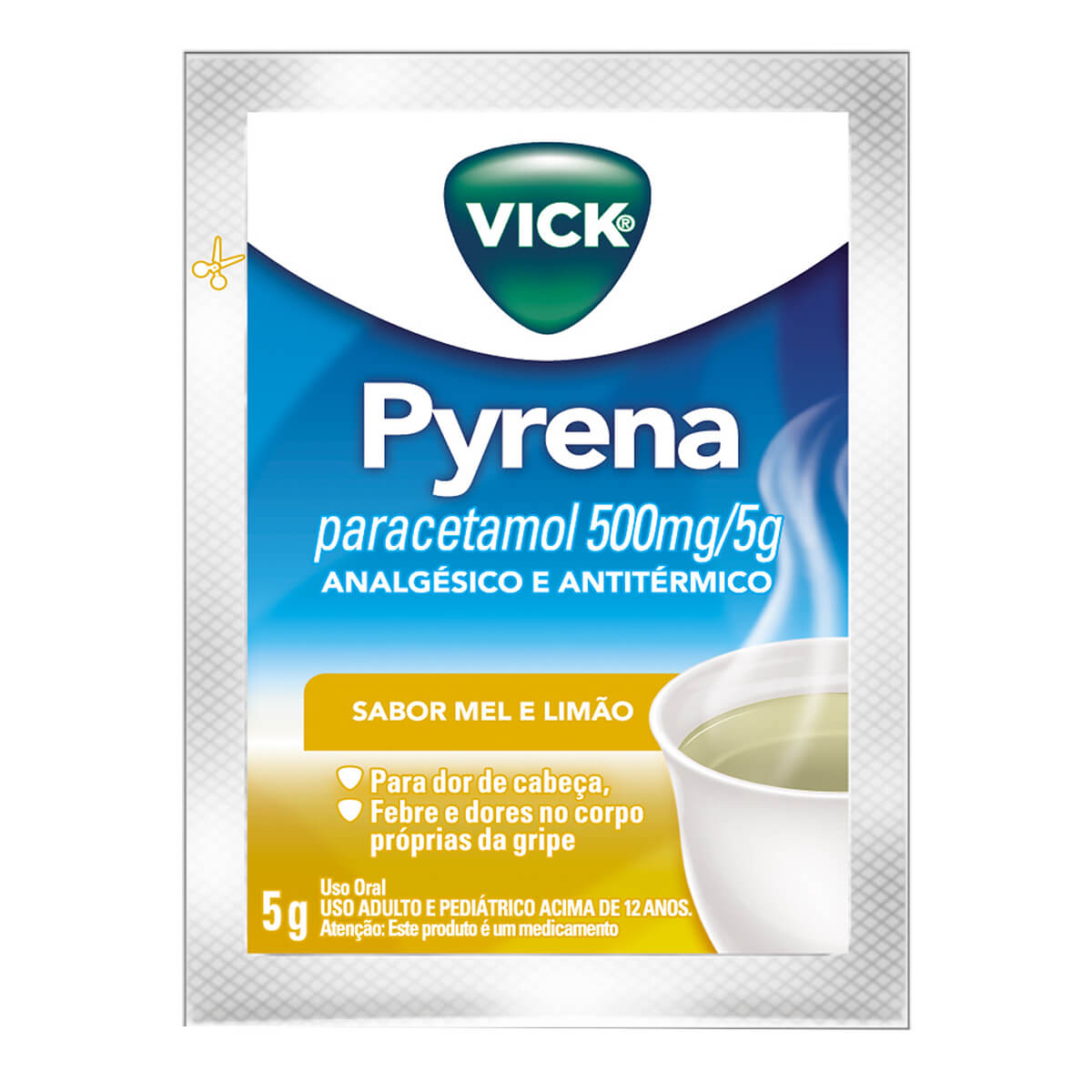Drogasil | Vick Pyrena Chá Mel e Limão 1 Envelope 5g