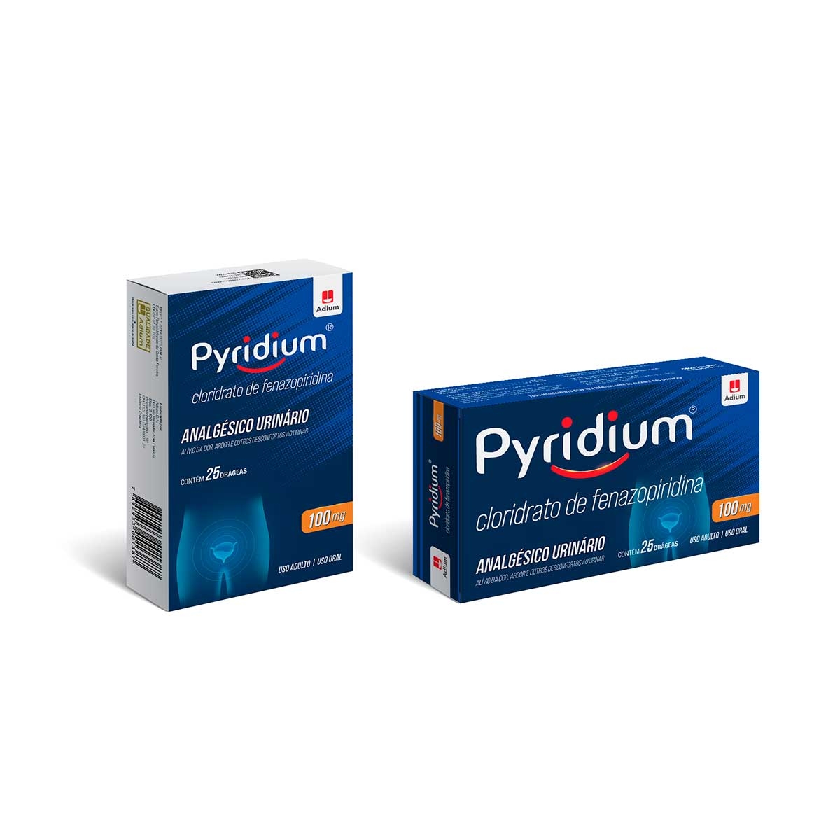 Pyridium 100mg com 25 Drágeas | Drogasil