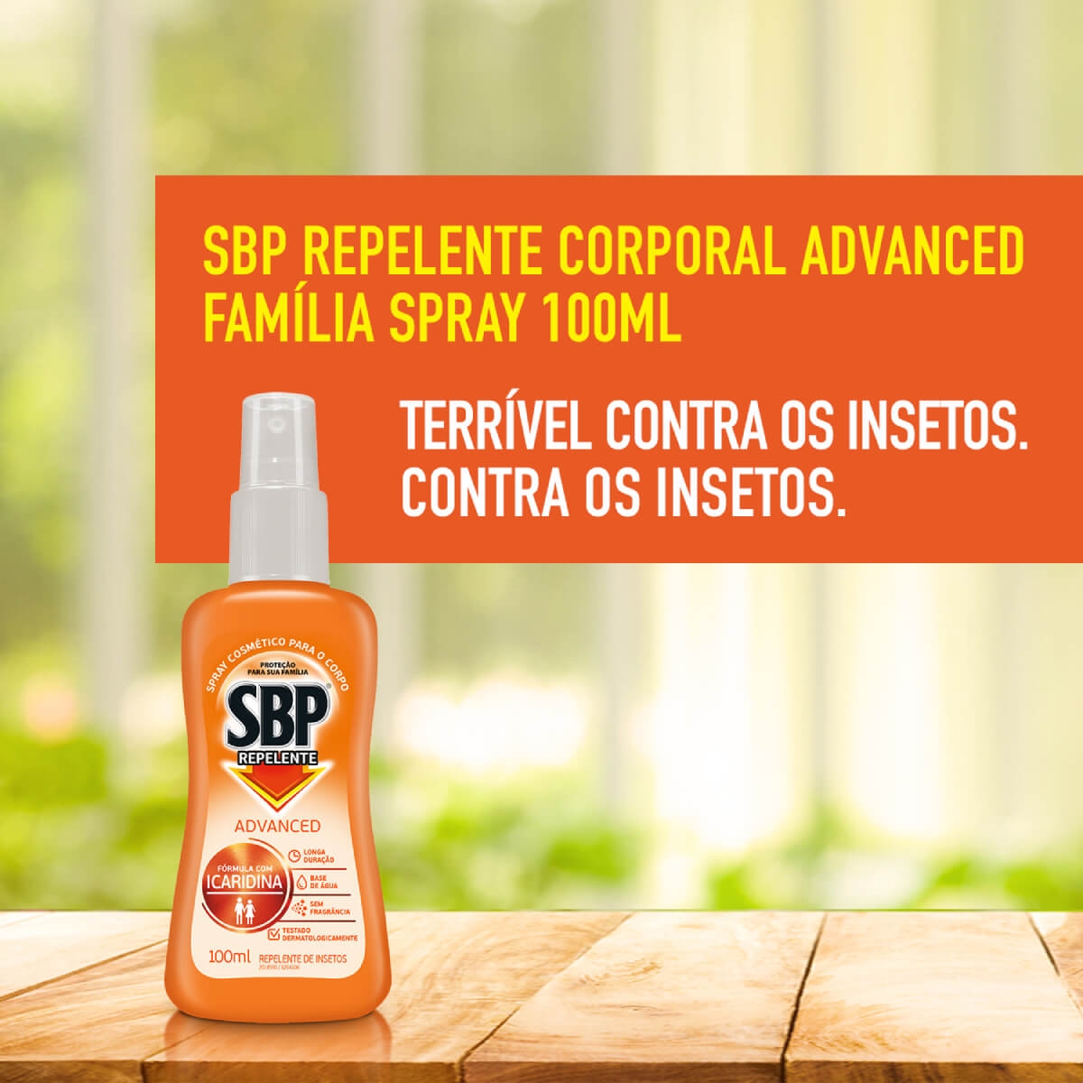 Repelente Spray Advanced SBP 100ml | Drogasil