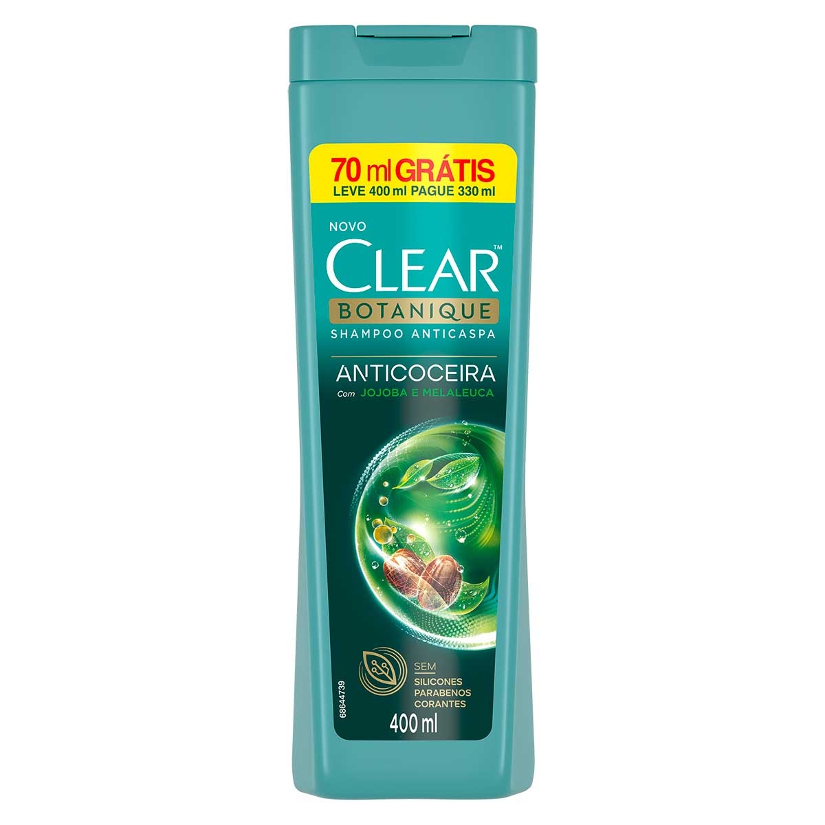 Shampoo Anticaspa Clear Botanique Anticoceira com 400ml | Drogasil