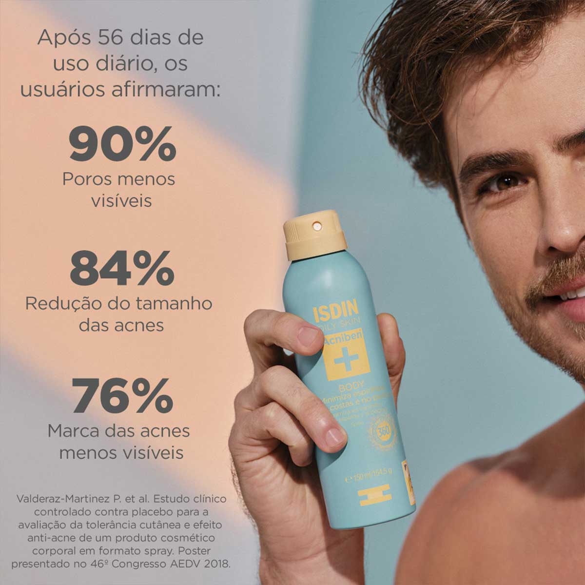 Spray Corporal Antiacne Acniben + Isdin Oily Skin 150ml | Drogasil