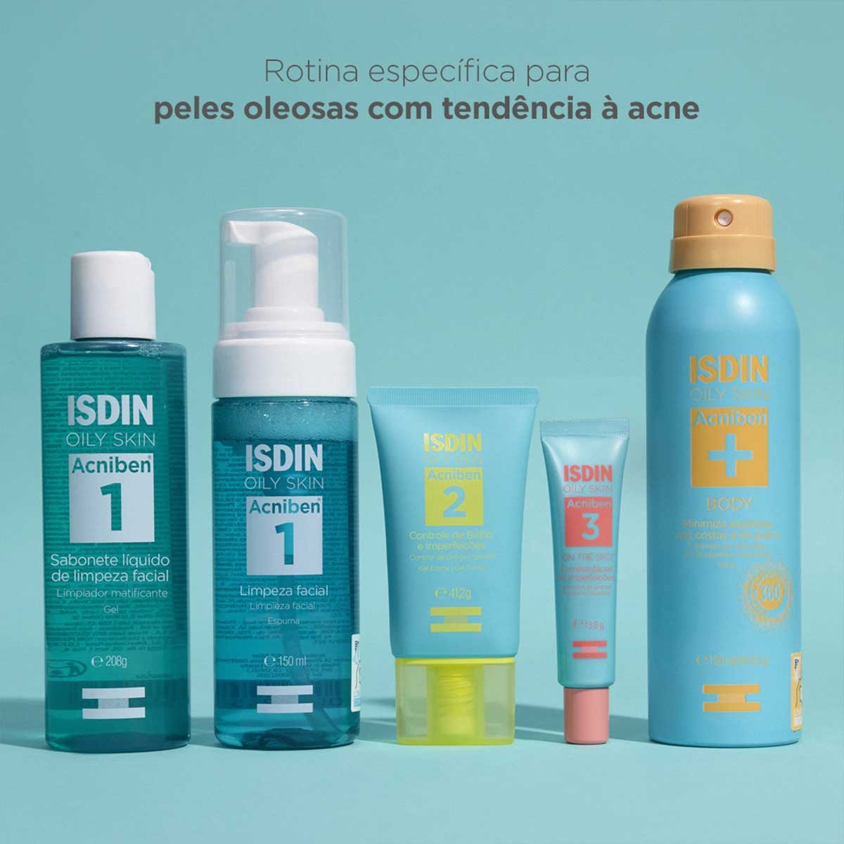 Spray Corporal Antiacne Acniben + Isdin Oily Skin 150ml | Drogasil