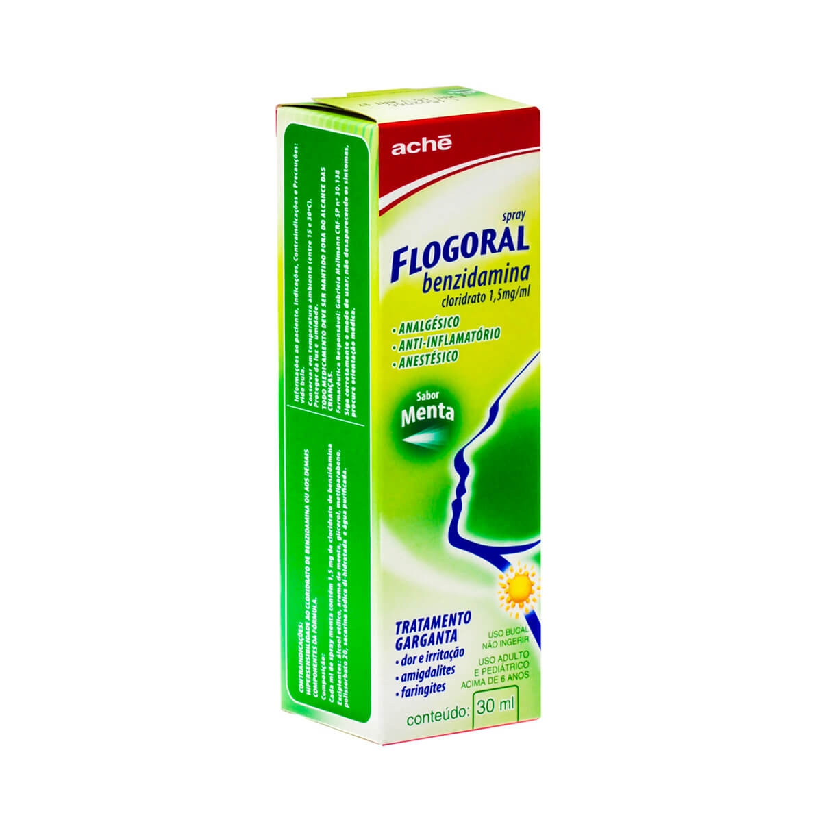 Spray Flogoral Sabor Menta 30ml | Drogasil
