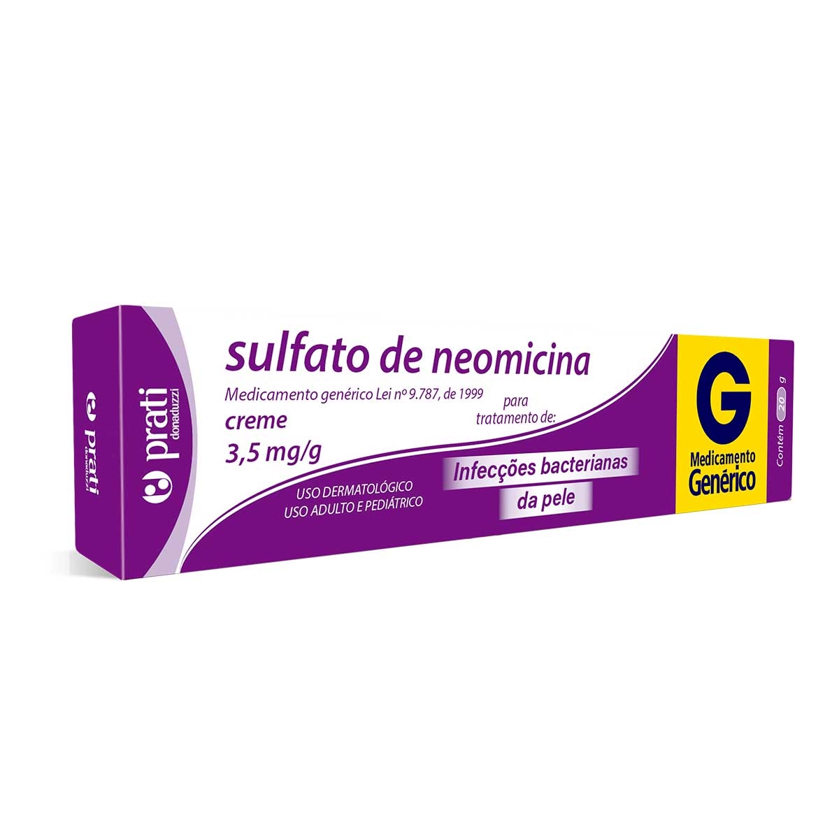 Sulfato de Neomicina 3,5mg/g Creme 20g Prati Donaduzzi | Drogasil