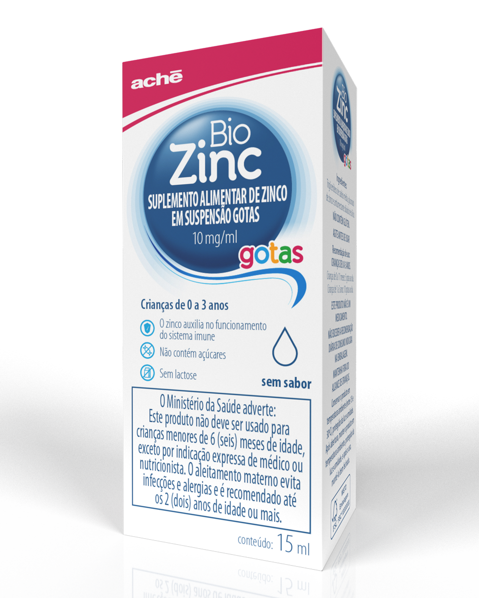 BioZinc Gotas 15ml - Suplemento Alimentar Infantil de Zinco | Drogasil