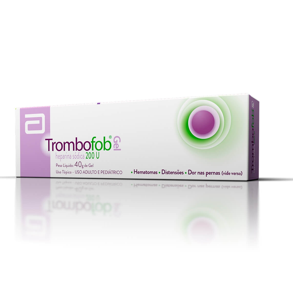 Trombofob Gel 200U 40g Abbott | Drogasil