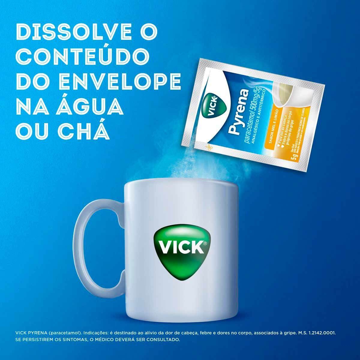 Chá Vick Pyrena Mel e Limão 5g: Para que serve e como tomar | Drogasil