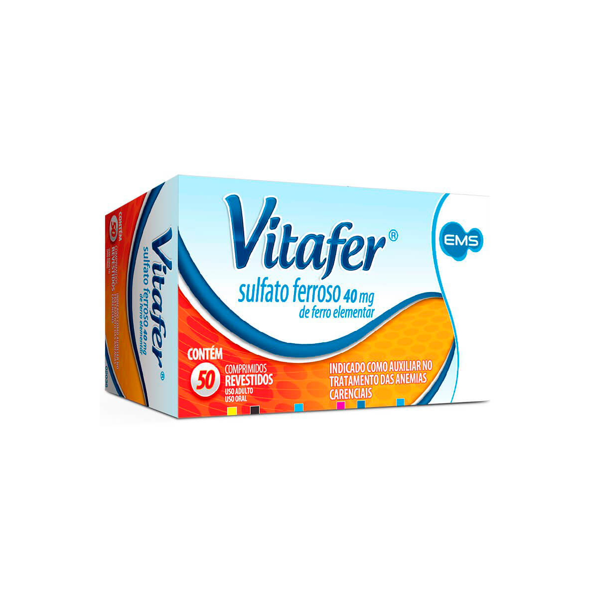 Vitafer 50 comprimidos EMS - veja preço, bula e para que serve | Drogasil
