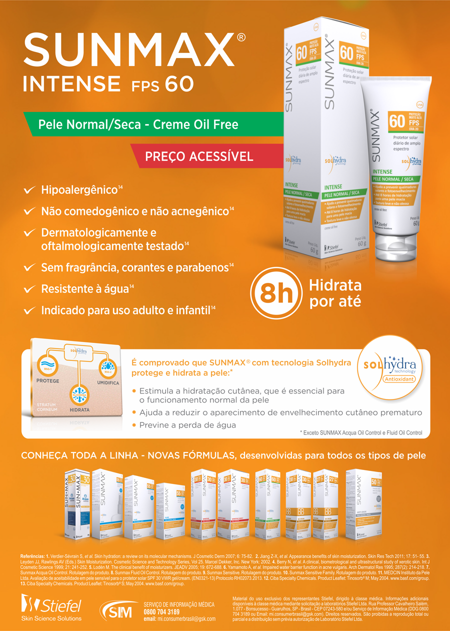Protetor Solar Sunmax Intense FPS60 120g | Drogasil